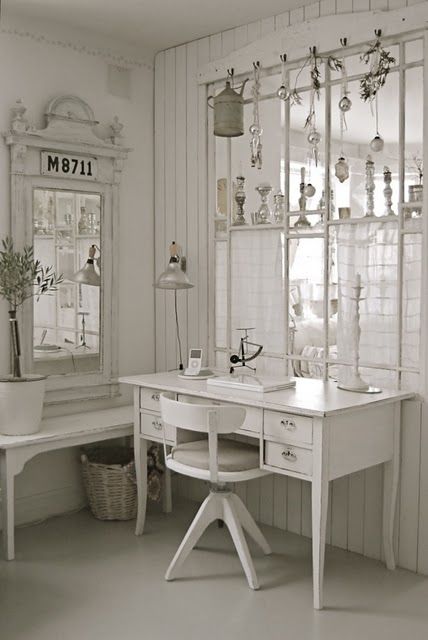 Radne sobe u shabby chic stilu